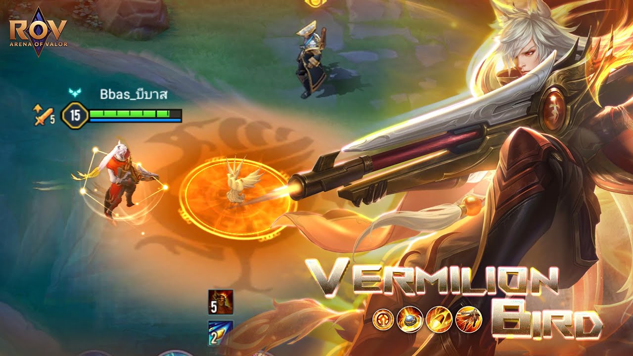 RoV : SKIN Elsu | Vermilion Bird ปืนหงส์ไฟมาแล้ว!! - YouTube