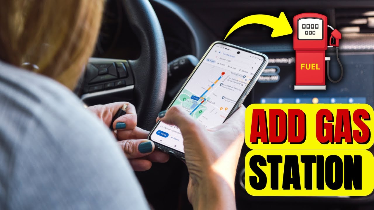 How to Find & Add Fuel Stations Along Your Route – Google Maps Tutorial - YouTube