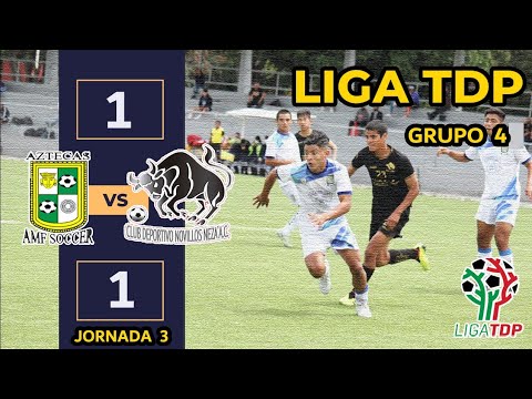 JOR 3 G4 LIGA TDP MX AZTECAS A.M.F SOCCER 1-1 NOVILLOS NEZA - YouTube