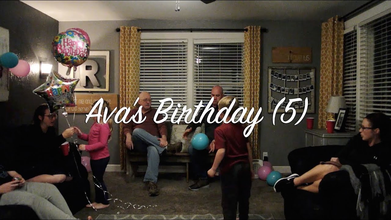 Ava's 5th Birthday - YouTube