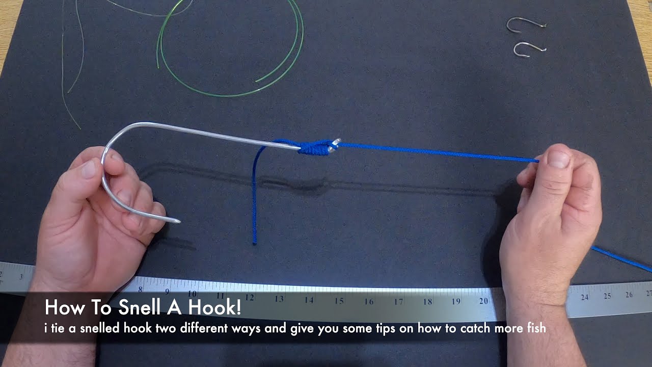 How To Snell a Hook!! - YouTube