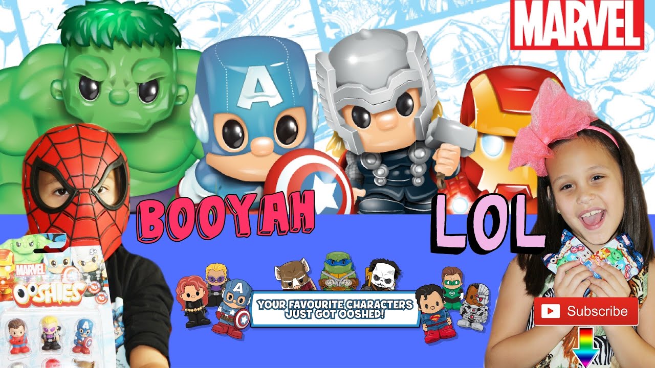 NEW Ooshies Season 1 Limited Edition Marvel Superheroes Blind Bag Toy ...