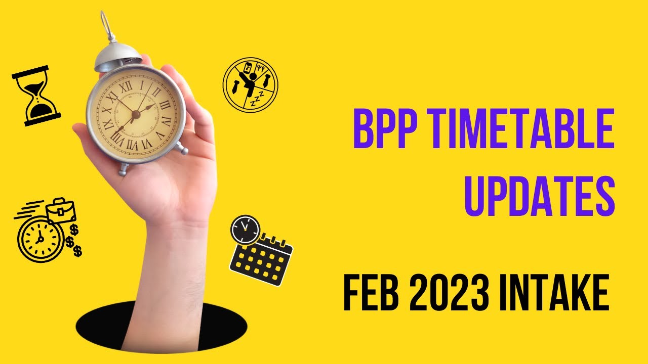 BPP Time table update || BPP schedule || BPP Classes for Feb 2023 - YouTube