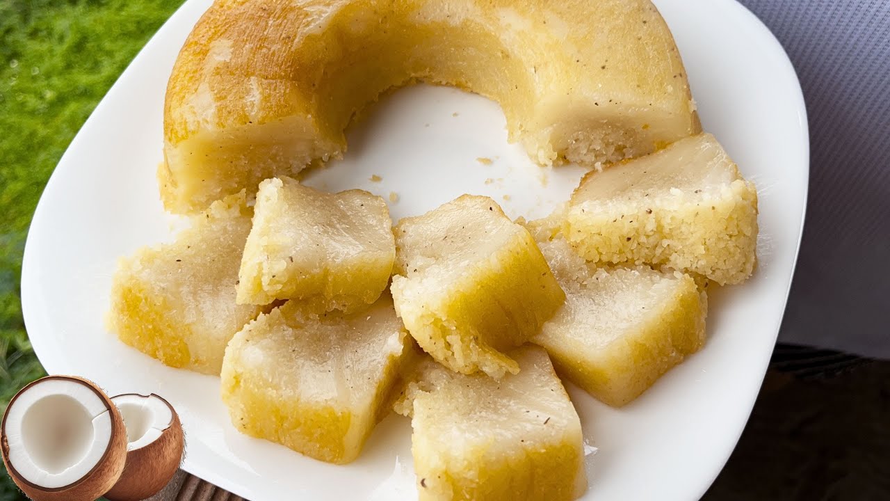 Como fazer bolo goma de tapioca 🥥| Bolo grude como fazer | Bolo de goma ...