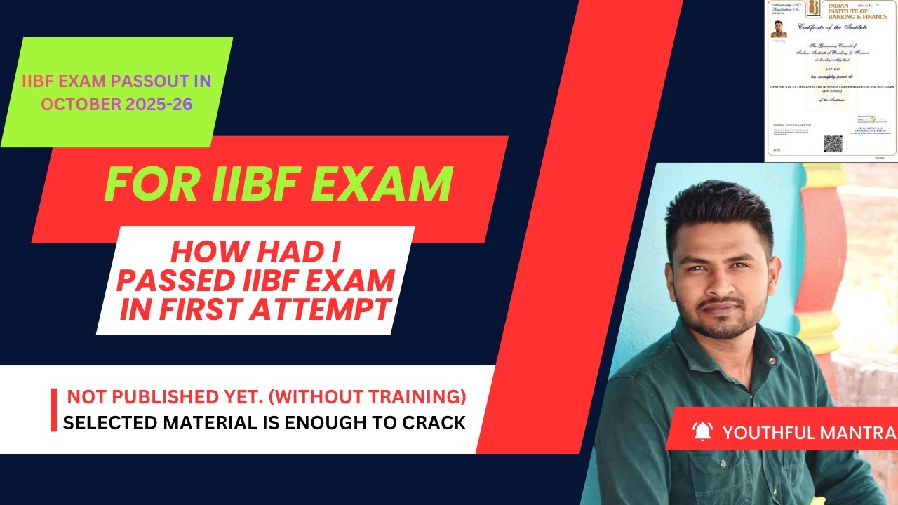 iibf exam kaise pass kare ☑ IIBF BC/BF EXAM 2025 💬 how to pass iibf ...