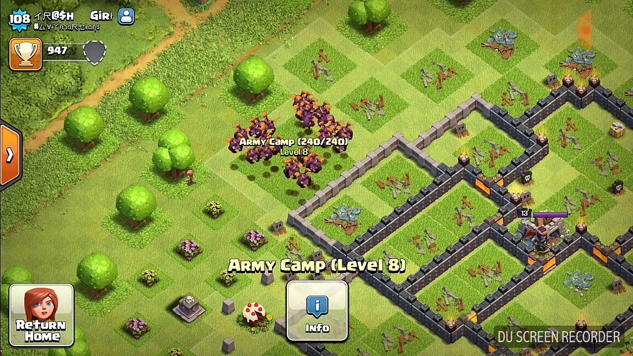 Strange player in coc || clash of clan || Coc strange player ||Th 11 ...