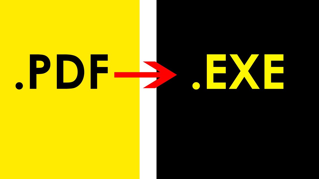 How to Convert PDF (File) to EXE (File) ? ? ? | | Amiri Tech - YouTube