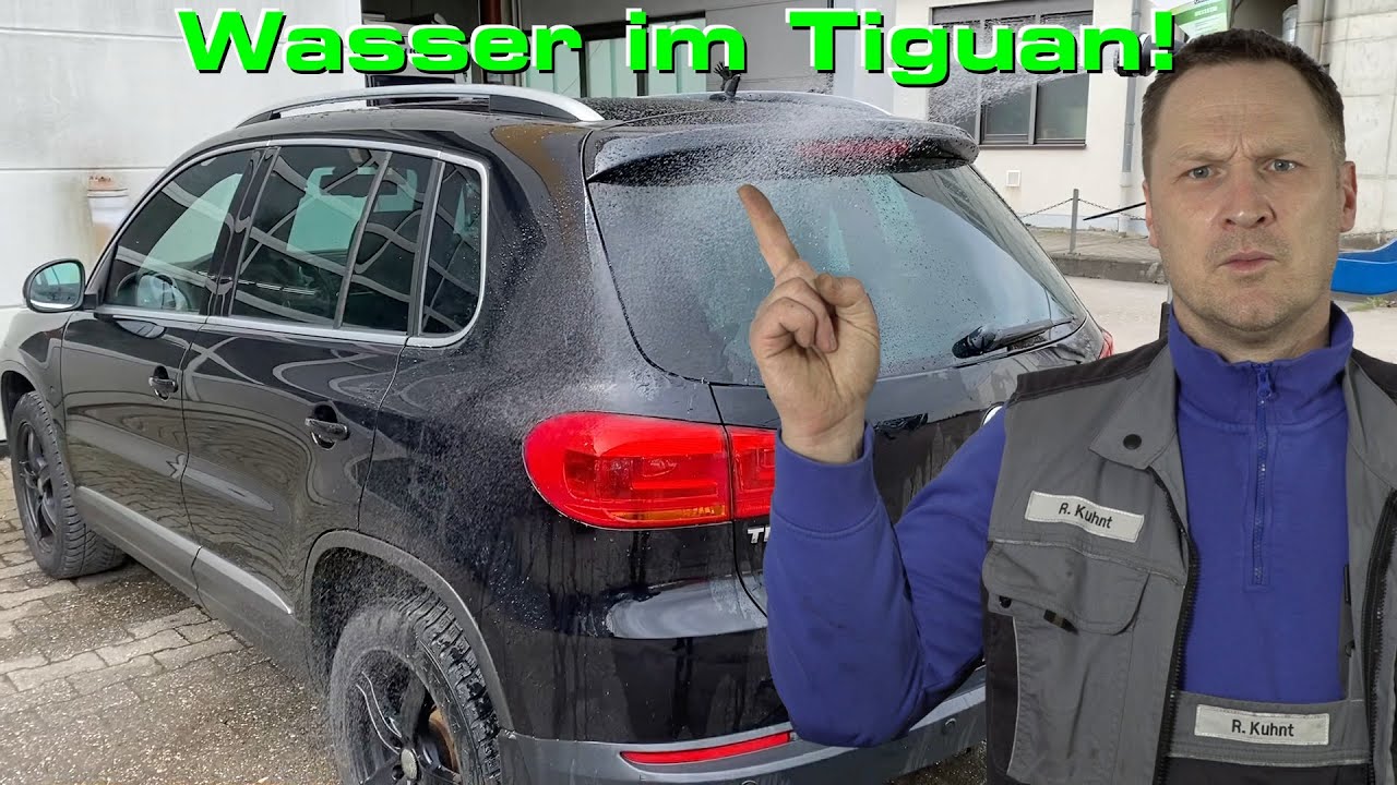 Luxus Vw Tiguan Wasser Im Kofferraum Fotos