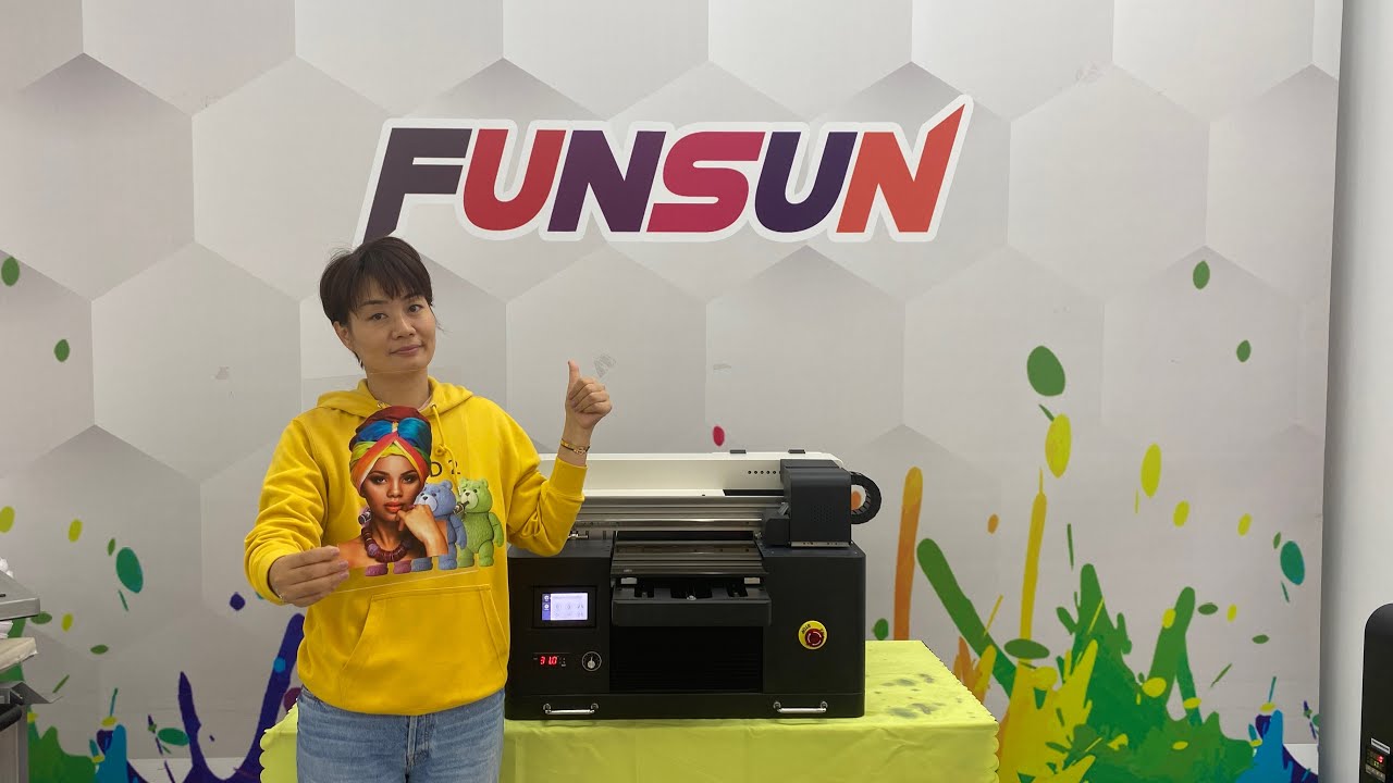 Funsun 2023 new A3 UV printer Not only flat material but also ...