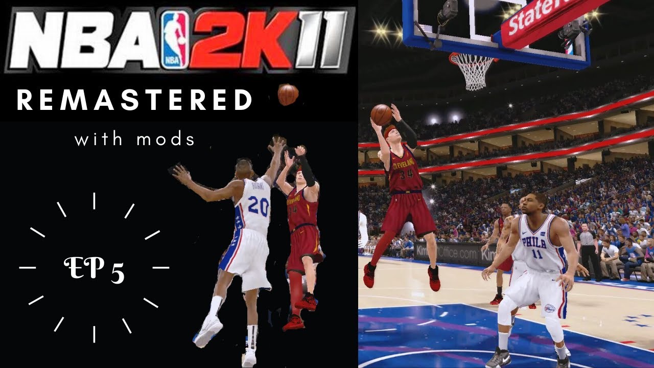 NBA 2K11 REMASTERED MY PLAYER EP 5: BEST GAME AS A PRO! (with mods ...