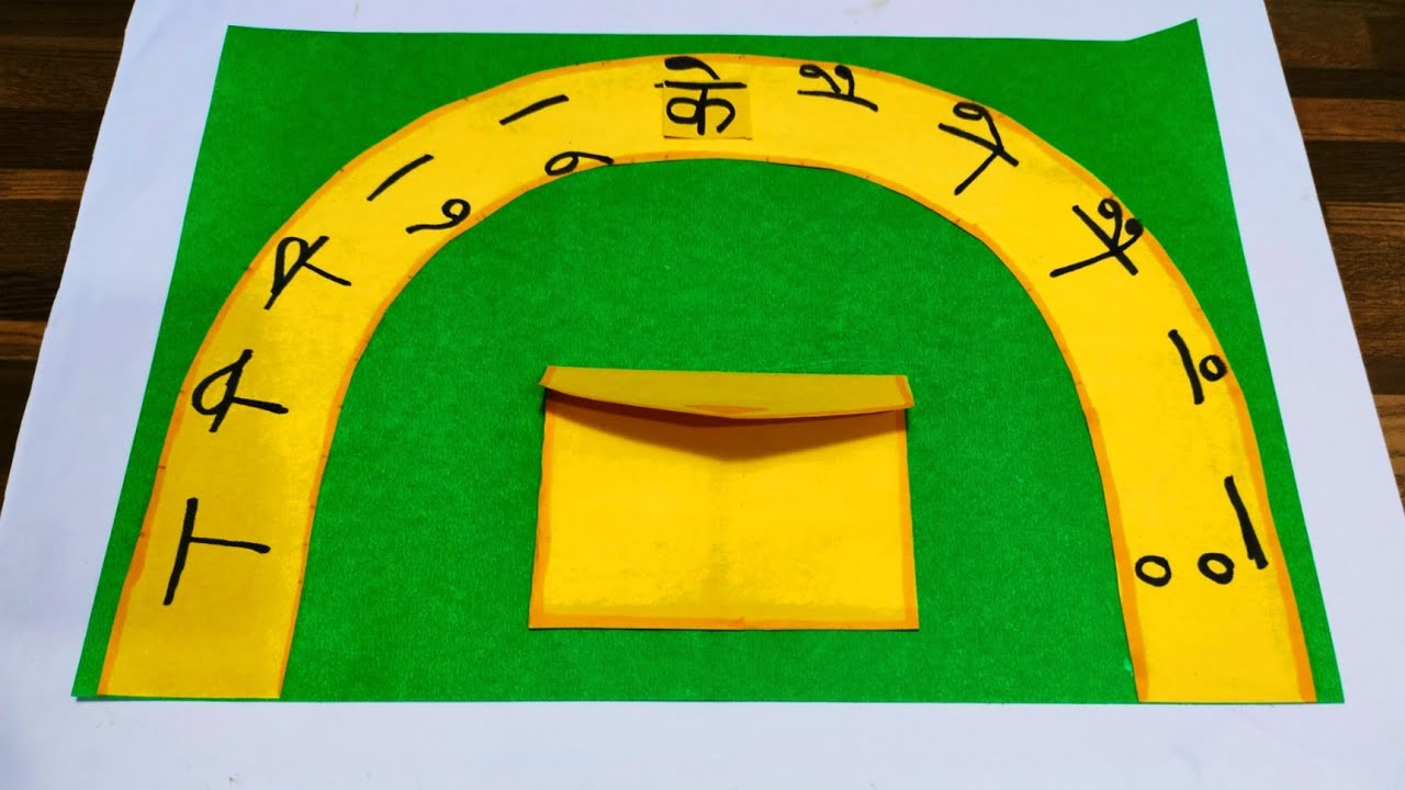 बारहखड़ी/Barakhadi/tlm for primary school/ Matra tlm in hindi/working ...