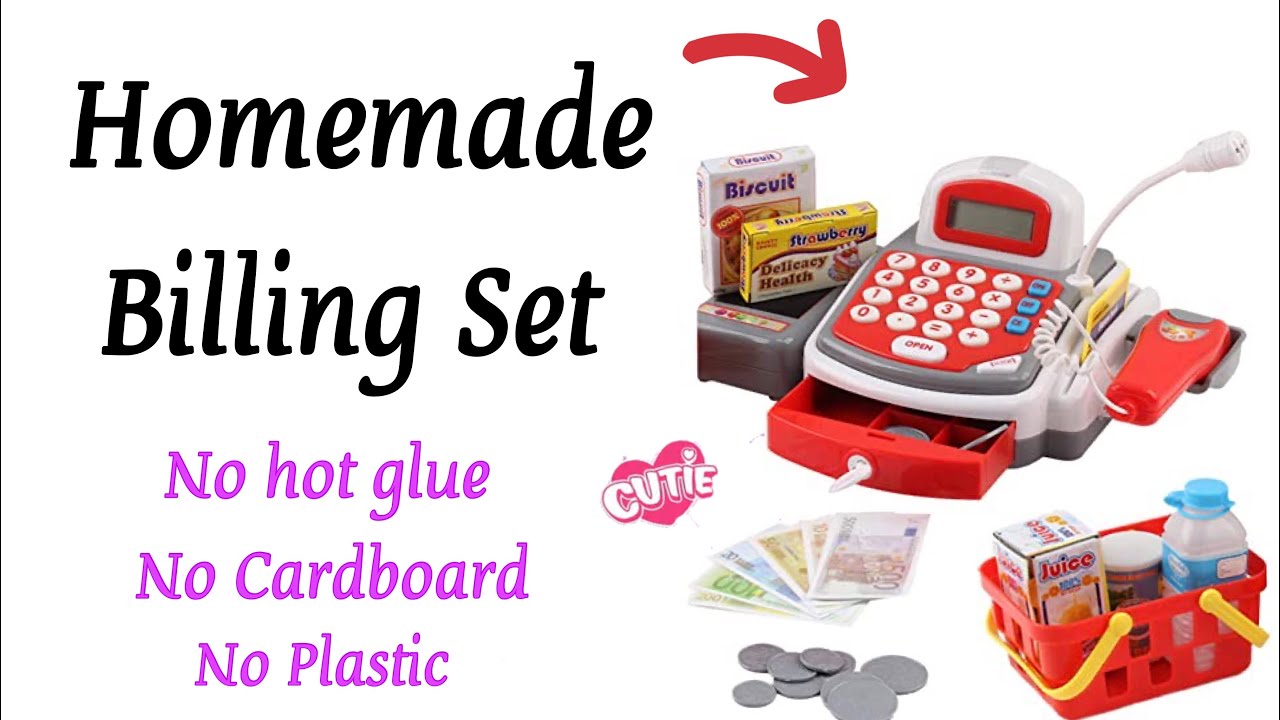 DIY Billing Set Toy How To Make Billing Set At Home Supermarket Toy diy-billing-set-toy-how-to-make-billing-set-at-home-supermarket-toy