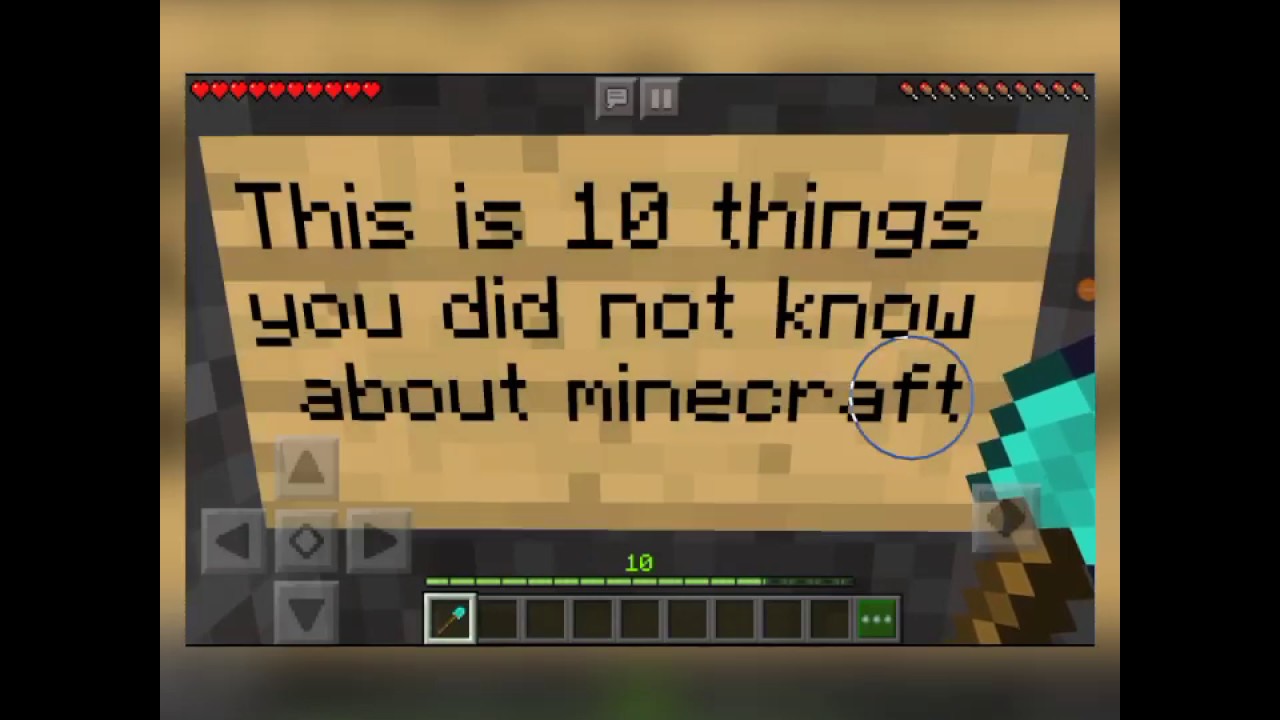 5 things you did not know about minecraft - YouTube