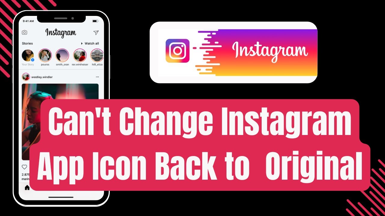 Can't Change Instagram App Icon Back to Original! PROBLEM SOLVED - YouTube