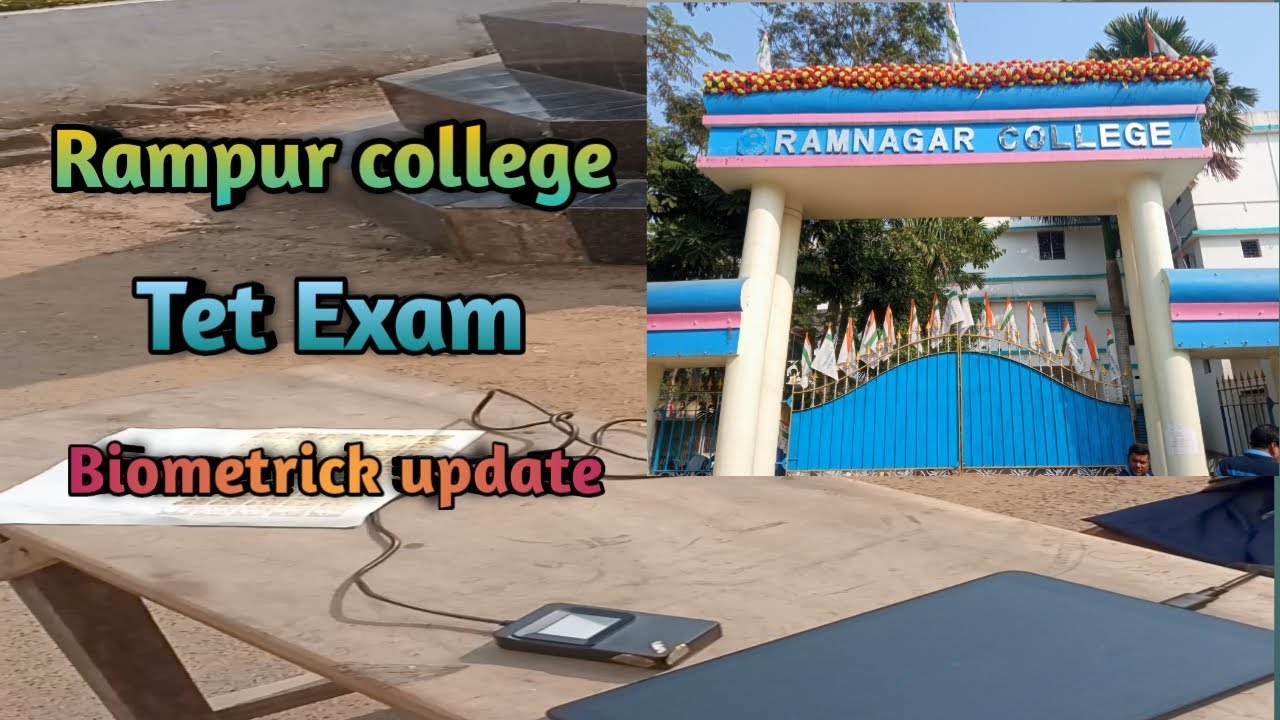 Rampur college tet exam || Biometrick update || next level fun🔥🔥 || ps ...