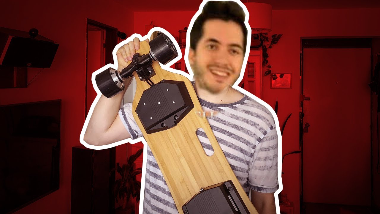 WISMICHU ANDANDO EN LONGBOARD ELÉCTRICO MEME - YouTube