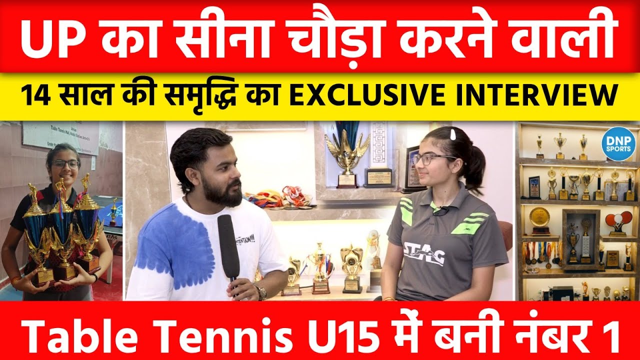 Meet Samriddhi Sharma: The 14-Year-Old Table Tennis Sensation Aiming ...