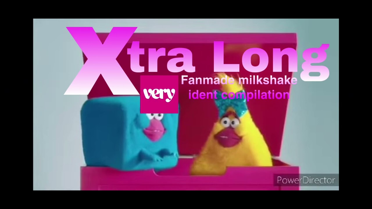Xtra Long Very Fanmade Milkshake Ident Compilation - YouTube