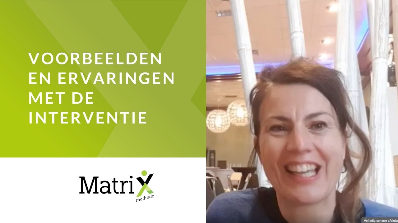 Voorbeeld van de interventie (voor de zorg (GGZ), hulpverlening en ...