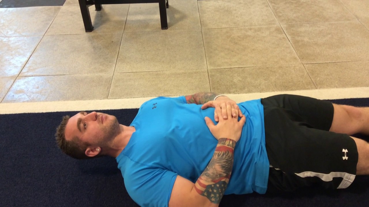 Supine Abdominal Brace - YouTube
