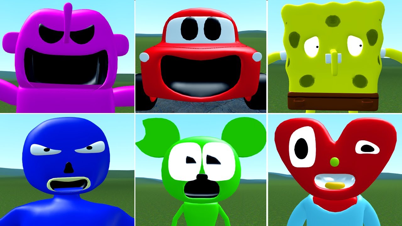 NEW FUNNY FACES NEW 3D SANIC CLONES MEMES in Garry's Mod! - YouTube