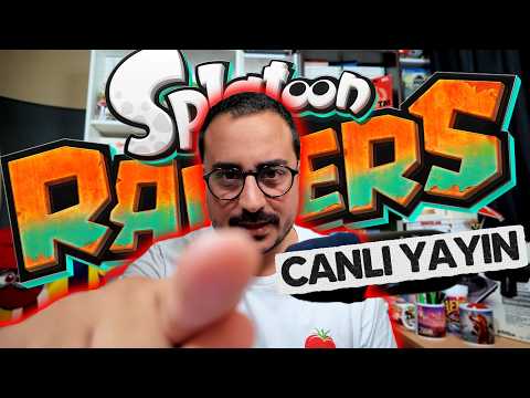 🔴CANLI: SPLATOON RAIDERS! CHAT'TEN HERKESLE OYNUYORUZ!