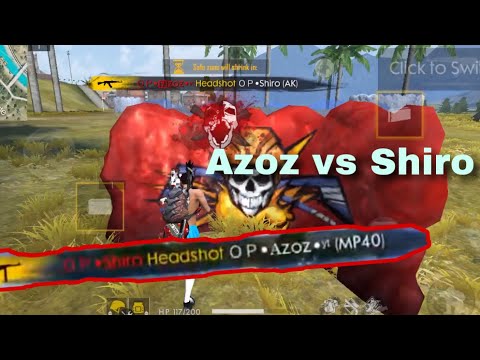 free fire challenge Azoz vs Shiro 🔥 تحدي الاساطير عزوز ضد شيرو