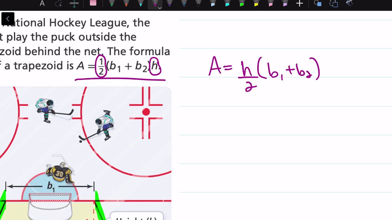 Trapezoid In Hockey