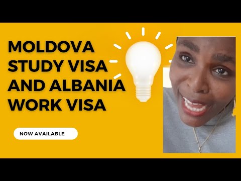 NOW AVAILABLE: Moldova Study Visa And Albania Work Visa. - YouTube