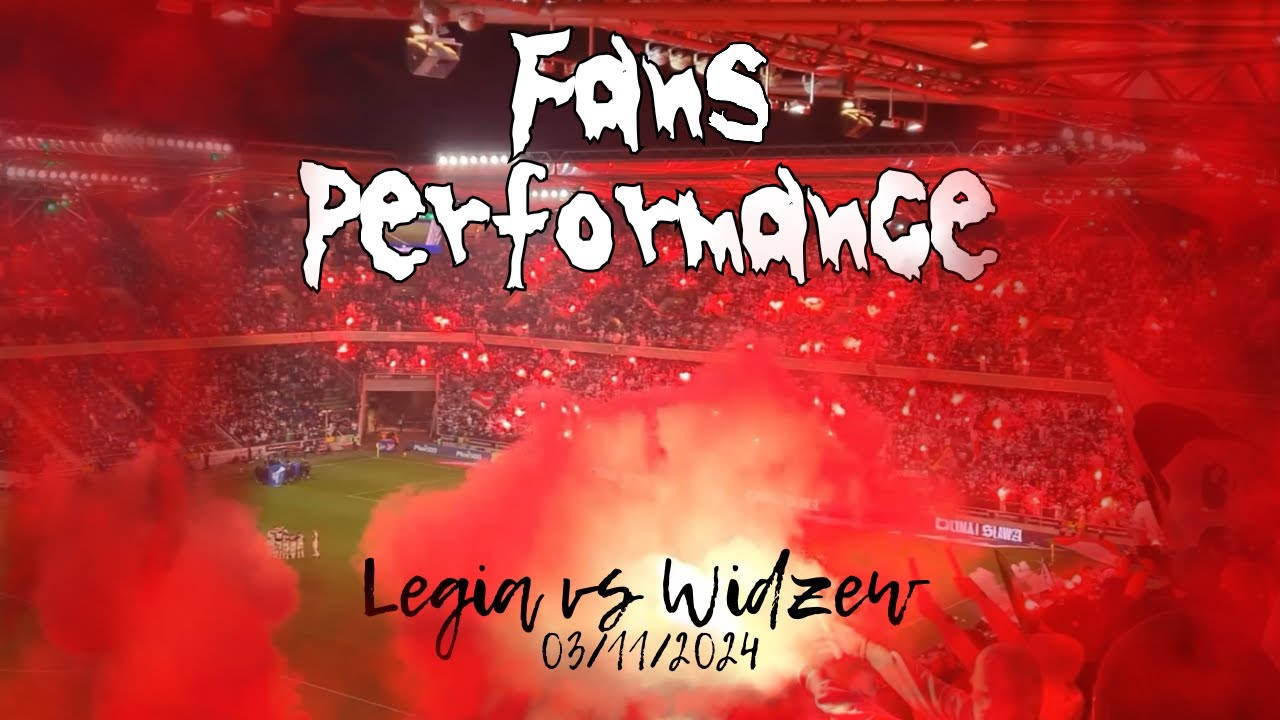 Legia Warszawa - Widzew Łódź 2:1 / Pyro / Ultras / Poland / Ekstraklasa ...