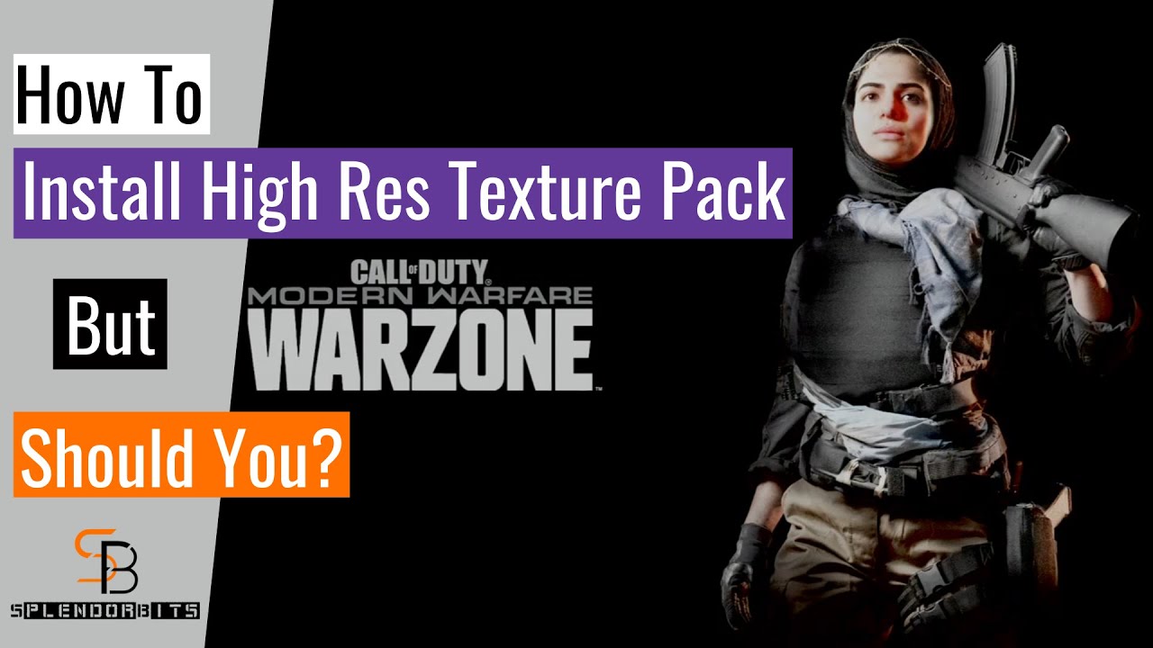 How to Install COD High Resolution Texture Pack but Should You? - YouTube
