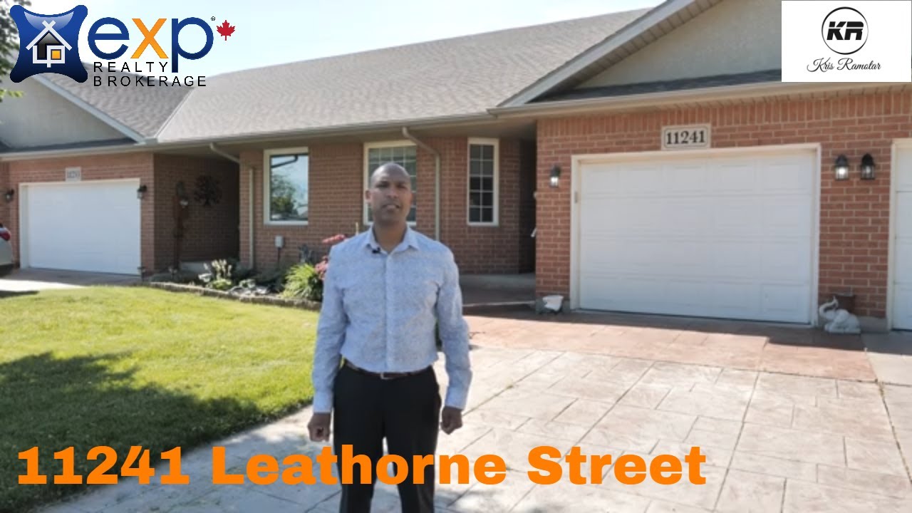 East Windsor Ontario - home for sale 11241 Leathorne Street - YouTube