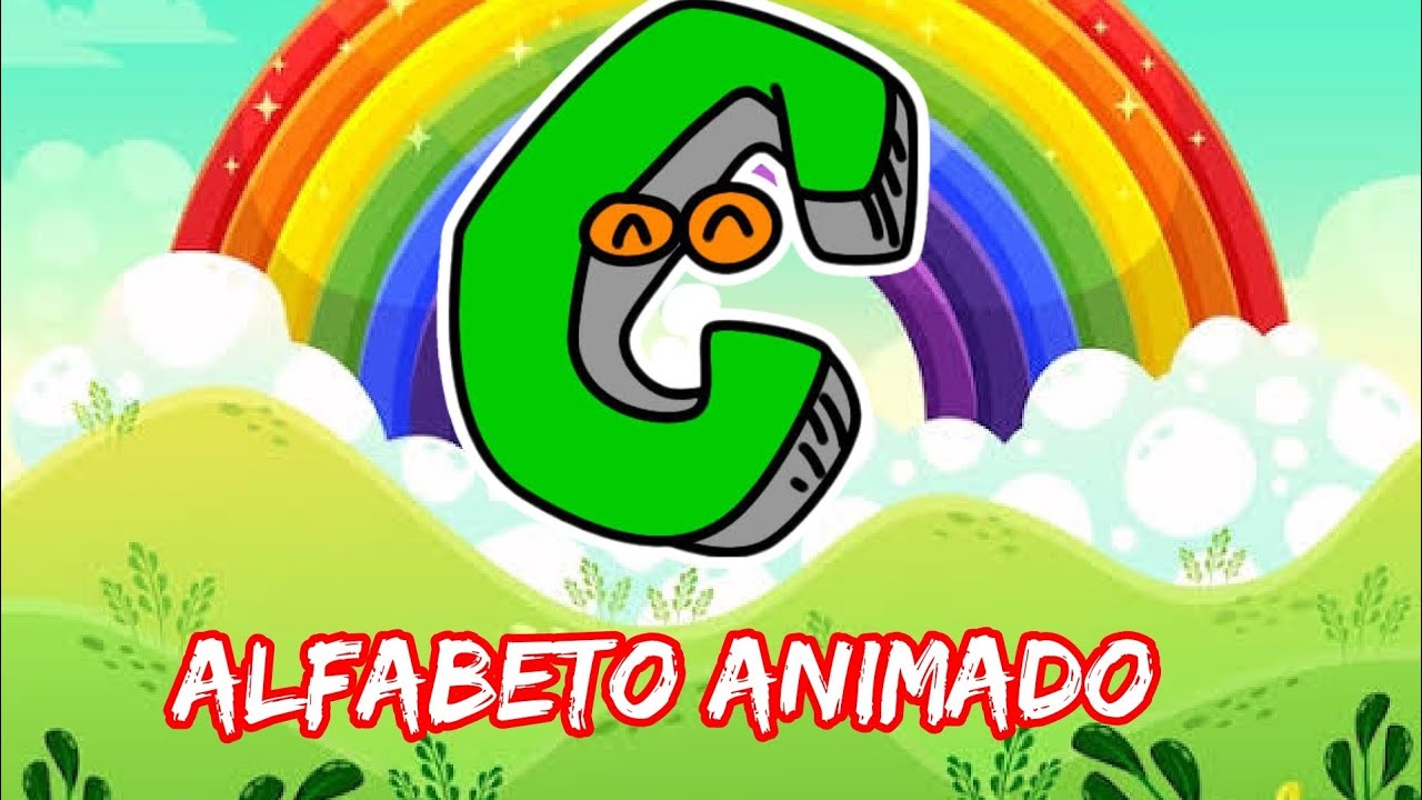 ALFABETO ANIMADO -LETRA C- palavras com a letra C - YouTube