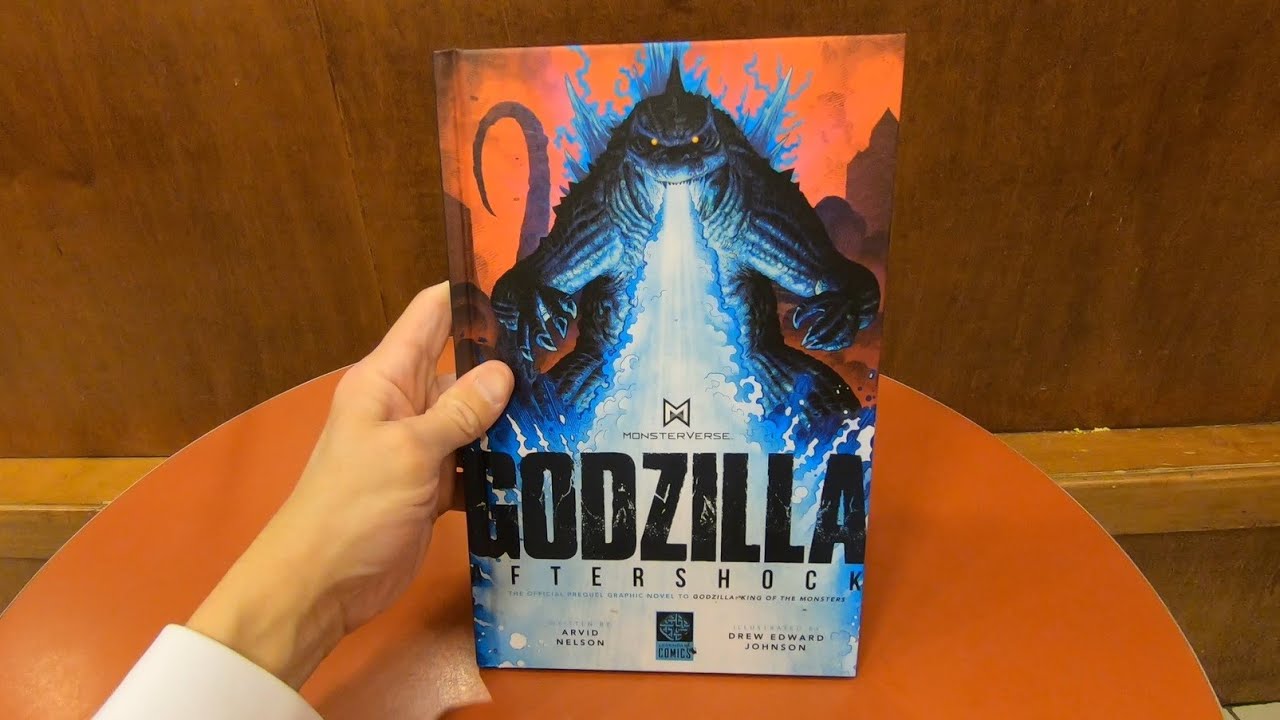 GODZILLA AFTERSHOCK VARIANT GRAPHIC NOVEL ARVID NELSON BOOK CLOSE UP ...