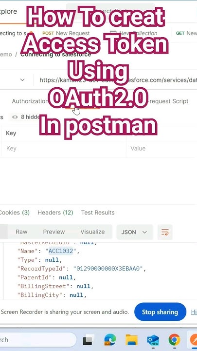 FULL VIDEO 👇How to generate Access token OAuth2.0 in post man #salesforce #oauth2 - YouTube