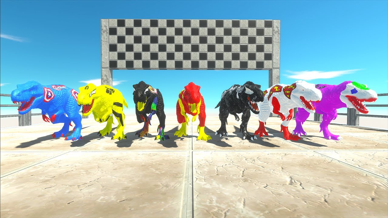 Marvel Comics Dinosaurs Race Champions Trex Hero Vs Therizinosaurus ...