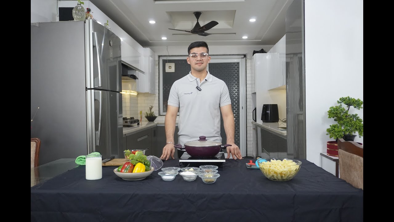 Penne Alfredo (White Sauce Pasta) | MN Kitchen - YouTube