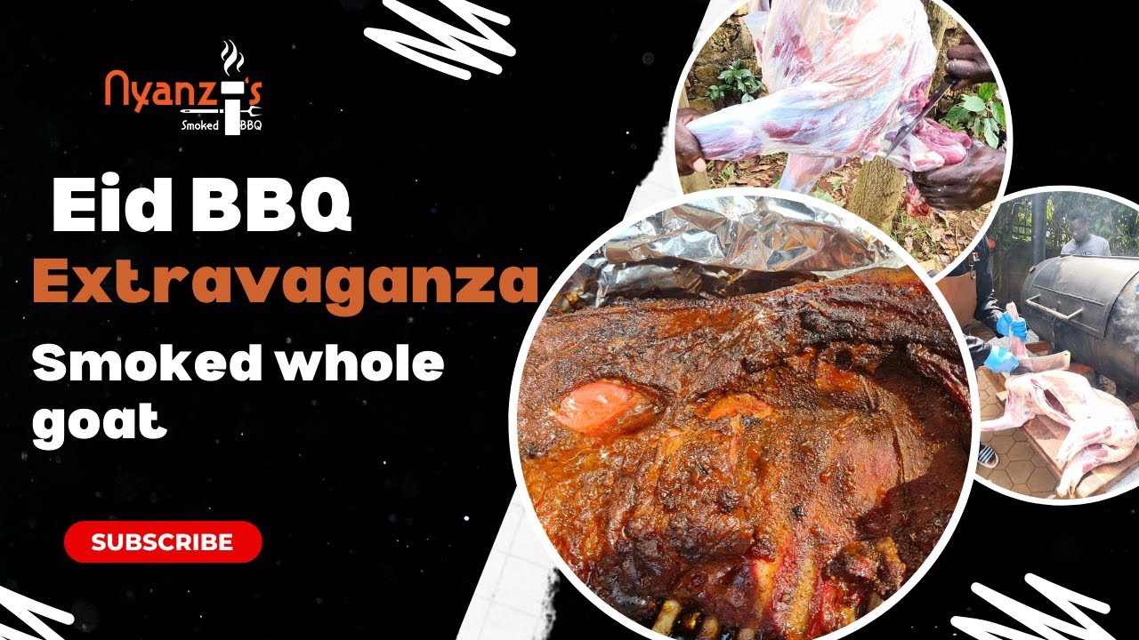 Eid BBQ Extravaganza Smoked whole goat - YouTube