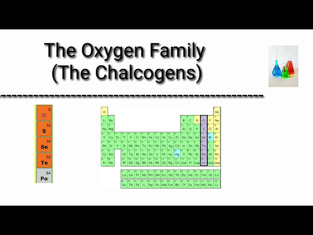 Oxygen Family On The Periodic Table
