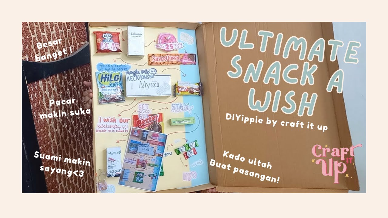 CARA MEMBUAT SNACK A WISH SUPER BESAR! | #DIYippie HADIAH ULTIMATE ...
