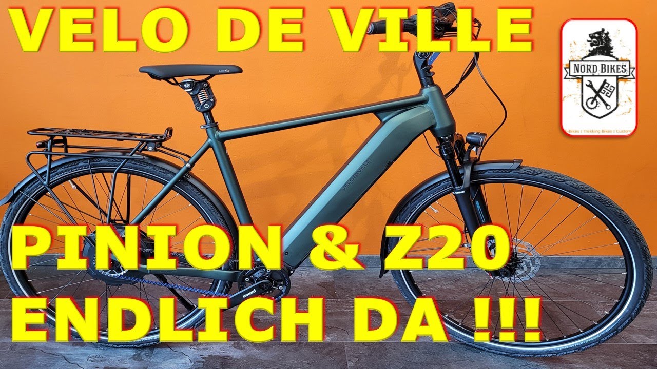 VELO DE VILLE TOUR 2 FIVE mit Neodrives Z20 Heckmotor und Pinion C1.12 ...