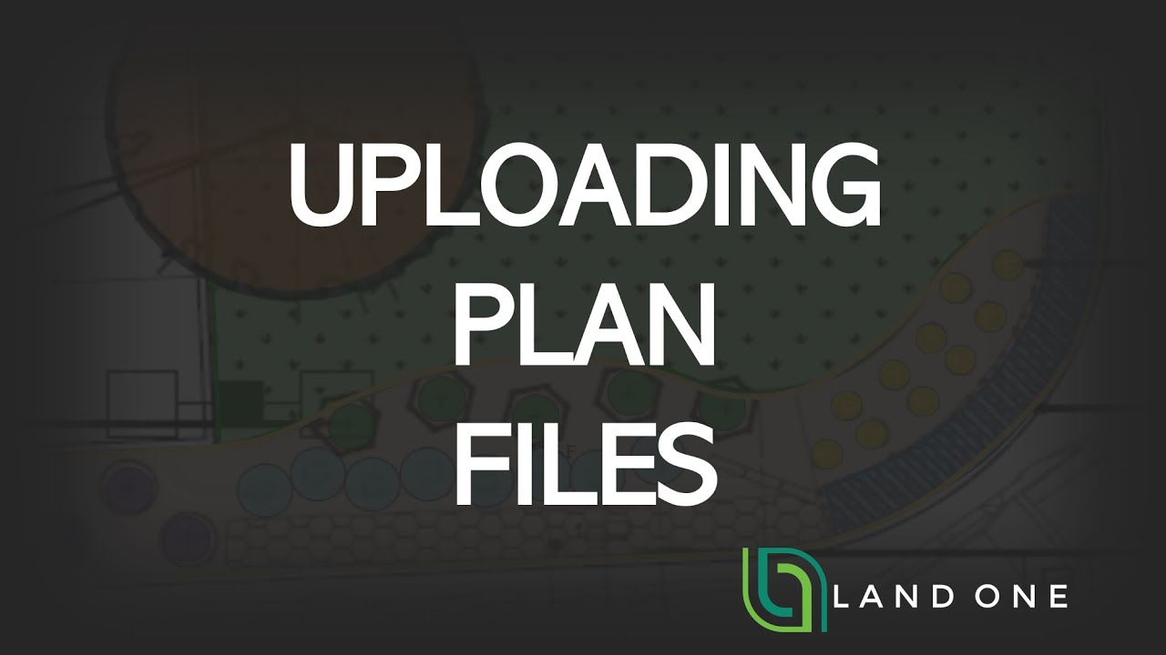 Upload Plan Files and Project Setup - YouTube