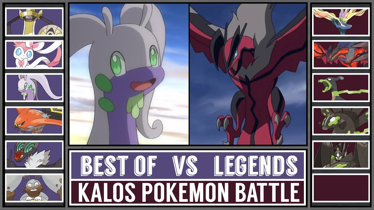 Kalos Pokémon Battle | BEST OF vs LEGENDS - YouTube