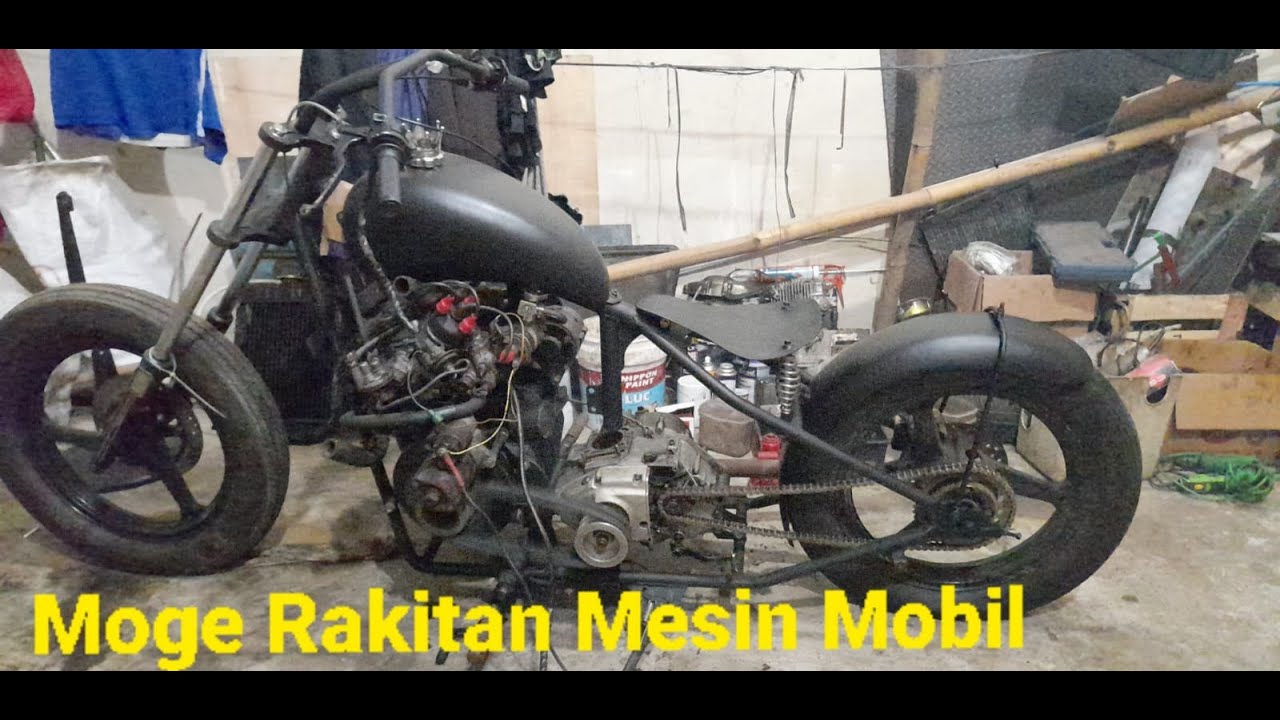 Motor moge Rakitan mesin Mobil Daihatsu 1000cc #motorcustomindonesia ...