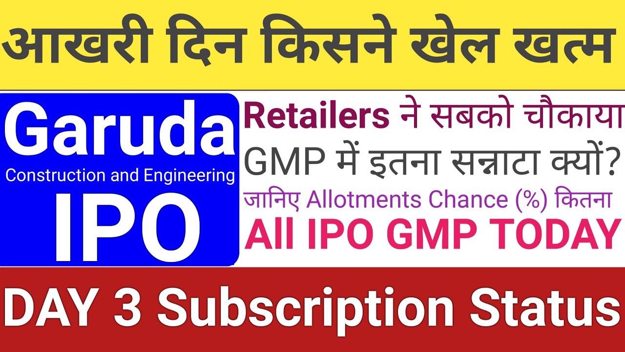 Garuda Construction IPO | Garuda Construction IPO Subscription GMP ...