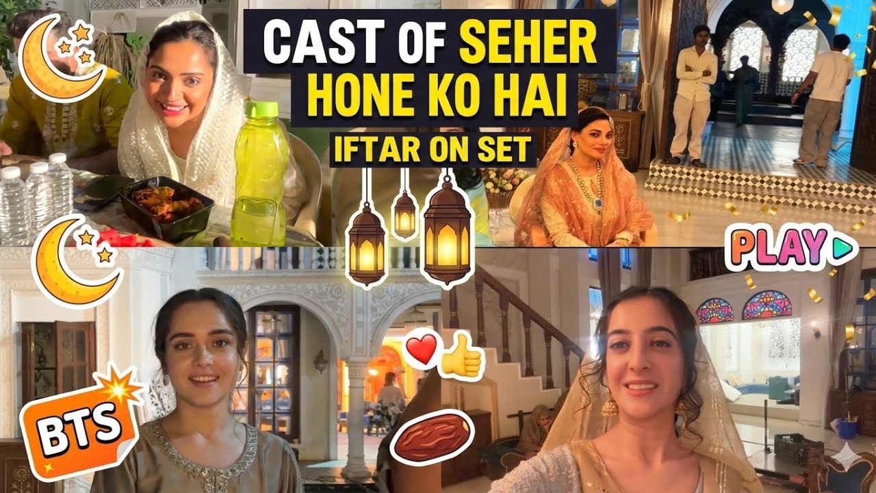 BTS| Meet the cast of Seher Hone Ko Hai | |on Set 📸♥️ - YouTube