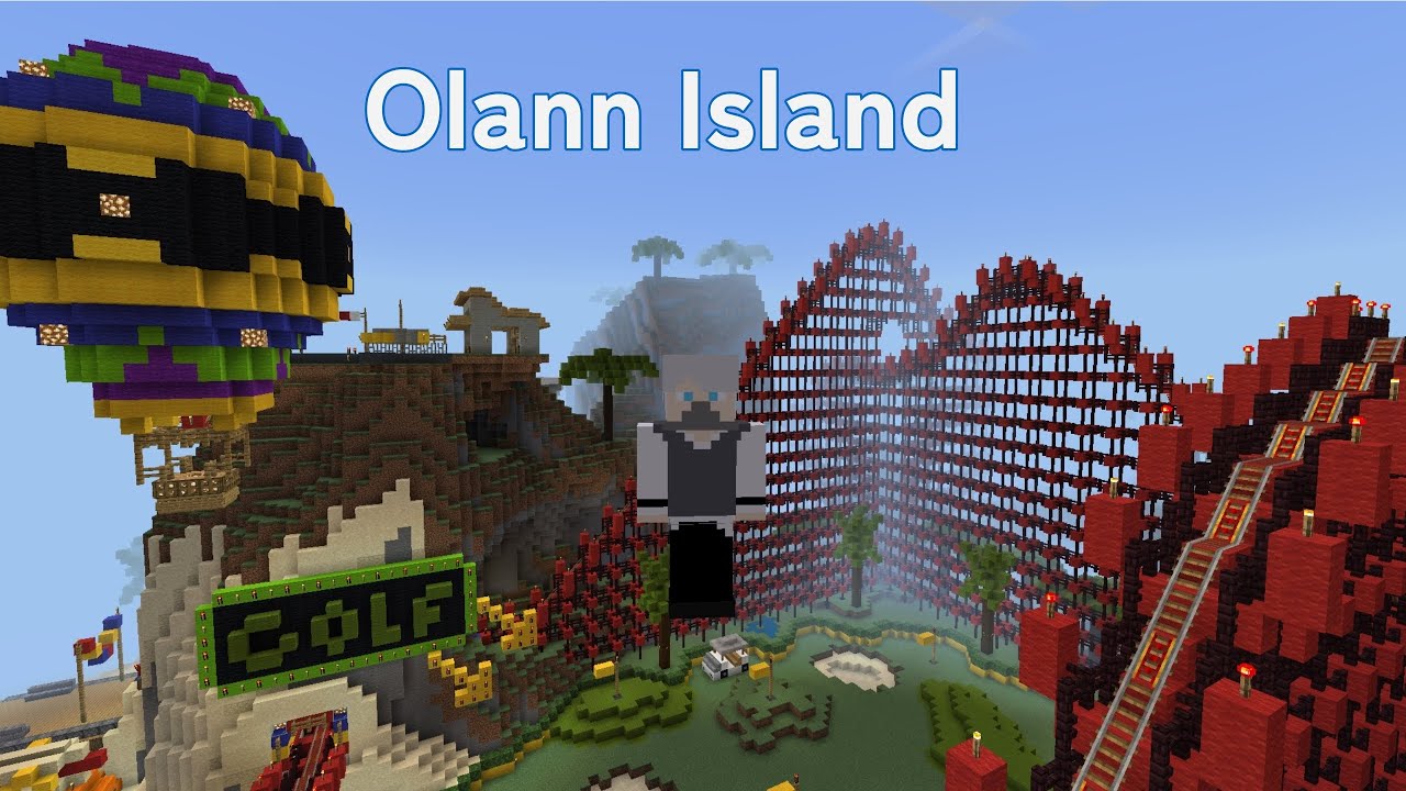 Minecraft | Olann Island Rollercoaster - YouTube