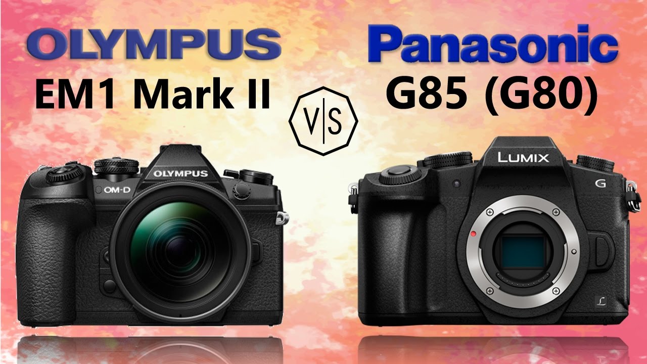 Olympus OMD EM1 Mark II vs Panasonic Lumix DMC G85 (G80) - YouTube