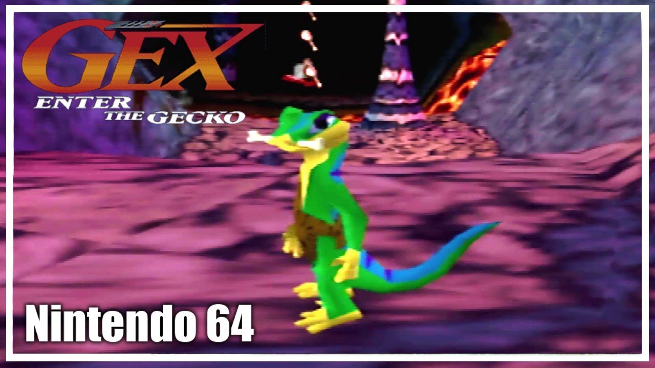 Gex 64: Enter The Gecko 100% Nintendo 64 Walkthrough (This Old Cave) - YouTube
