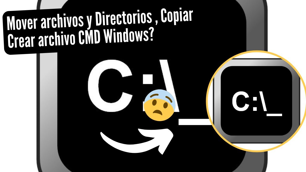 Windows CMD Mover archivos y directorios, Copiar, realizar Backus copy ...
